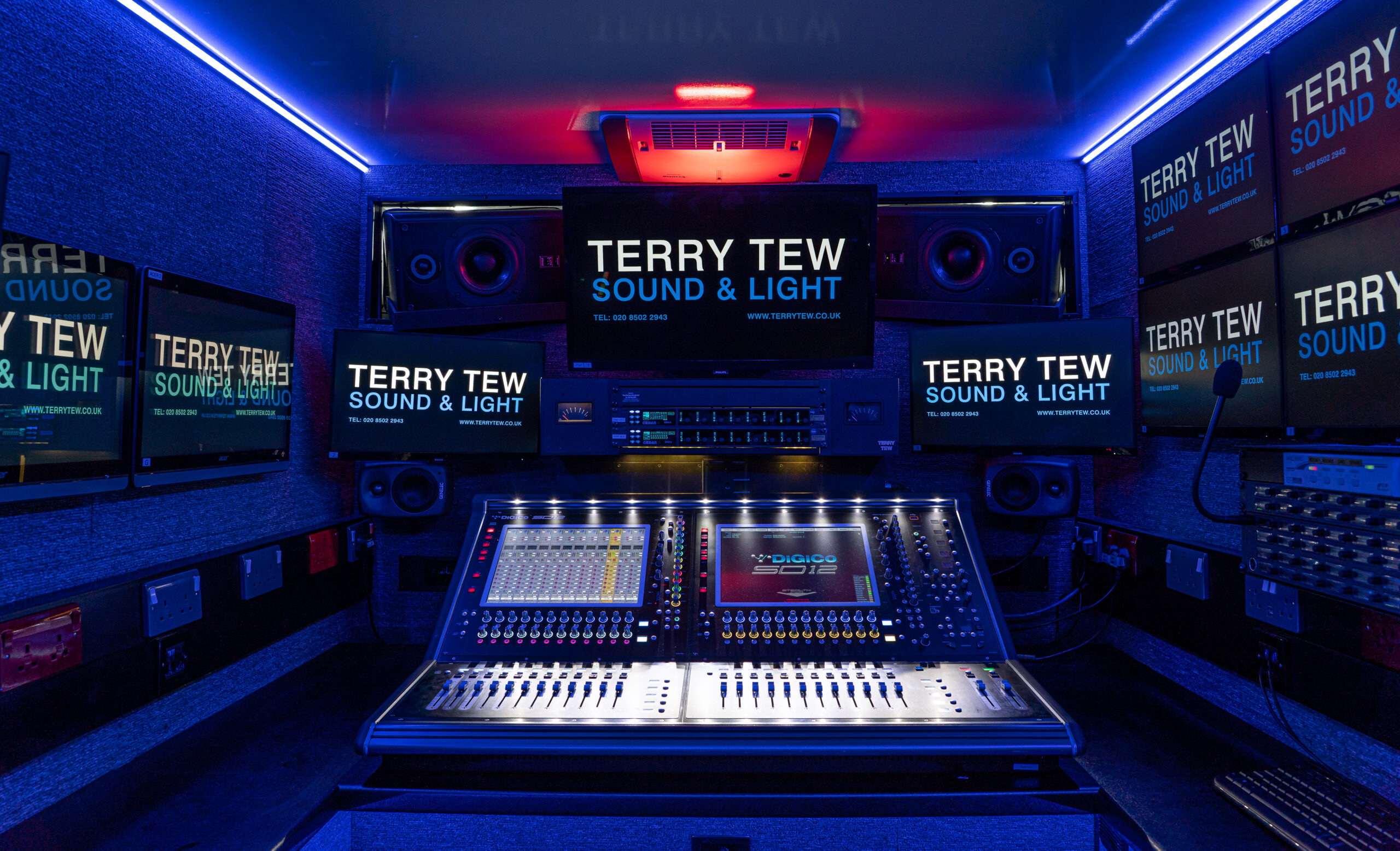 Outside Broadcast and Mobile Audio Trailer Hire - Terry Tew
